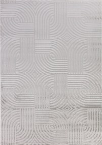 Ayyildiz, Kusový koberec Sahara 1112 Silver, 80x150, šedá, obývací pokoj