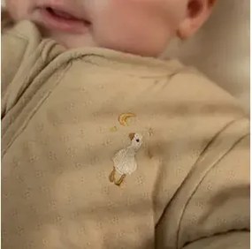 Little Dutch Spací pytel s oddělitelnými rukávy 70 cm Husa Beige Newbo