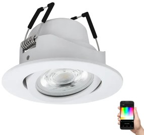 Eglo 31696 -LED RGBW Stmívatelné podhledové svítidlo SALICETO LED/4,7W/230V bílá