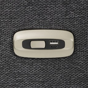 Polohovací křeslo šedé, elektrické TV-B3973 GREY2