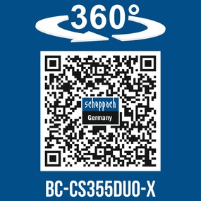Scheppach BC-CS355DUO-X 20V IXES - akumulátorová řetězová pila (bez akumulátoru a nabíječky)