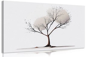 Obraz minimalistický strom bez listí - 90x60