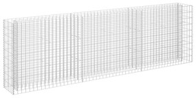 vidaXL Gabionový vyvýšený záhon pozinkovaná ocel 270 x 30 x 90 cm