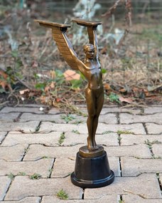 Bronzová socha soška - Íkaros art deco