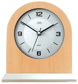 JVD Dřevěné netikající tiché stolní retro hodiny JVD HS24012/68