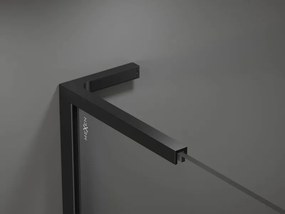 Mexen Kioto L sprchová stěna Walk-in 60 x 200 cm, transparentní, černá - 800-060-103-70-00