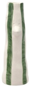 Villa Collection Kameninová váza se zobákem a řasami Styles 34 cm Green