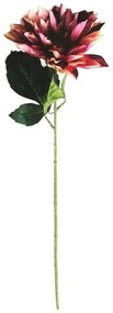 Umělá květina Dahlia růžová, 68 cm