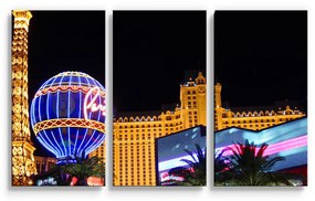Sablio Obraz - 3-dílný Las Vegas 3 - 120x80 cm