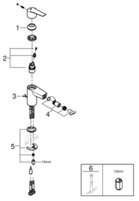 GROHE 32281002 - Bidetová baterie START S lesklý chrom