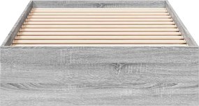 Rám postele se zásuvkami šedý sonoma 75x190 cm kompozitní dřevo 3280718