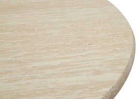 Kulatý jídelní stůl Bechora 120 cm krémový