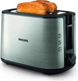 Philips Viva Collection Topinkovač - 2 krajíčky, široký otvor, kov HD2650/90