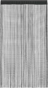 Provázkové záclony, 2 ks, 100x250 cm, černá 132400
