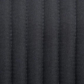 Jídelní židle 2 ks černé textil 249813