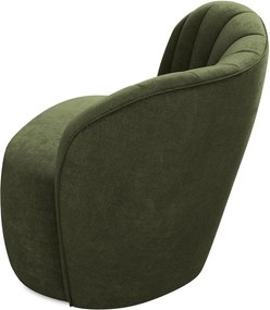 Zelené žinylkové křeslo Keloa – Makamii