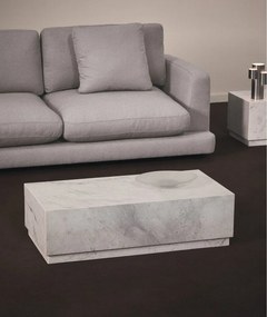 Bílý mramorový konferenční stolek 50x100 cm Sorein – Kave Home