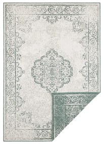 Zeleno-krémový venkovní koberec NORTHRUGS Cebu, 200 x 290 cm