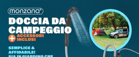 Kempingová sprcha antracitová s Ponorné čerpadlo