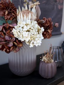 Dekorace umělá krémová květina Hortenzie Hydrangea cream - 50 cm