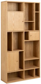 Knihovna Rangoon 90 cm dub přírodní olejovaný