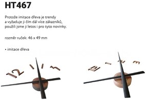 Designové nástěnné hodiny HT467.3 JVD 70cm