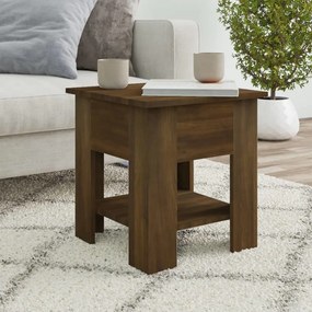 vidaXL Konferenční stolek 40 x 40 x 42 cm kompozitní dřevo [810274] Barva: hnědý dub