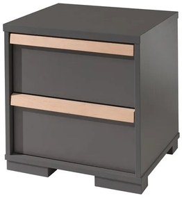 Designový noční stolek Molde antracit 48cm