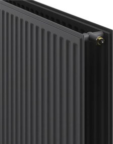 Mexen CVH20 Hygienický deskový radiátor 600 x 2000 mm, spodní připojení, 2198 W, antracit - W620H-060-200-66