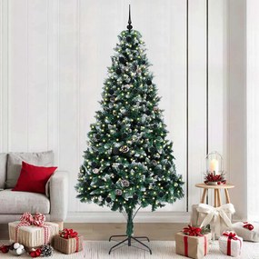 Umělý vánoční stromeček Zelená 240 cm PVC, ocel a plast 3396283