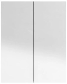 Petromila Koupelnová skříňka se zrcadlem 60 x 15 x 75 cm MDF zářivě šedá