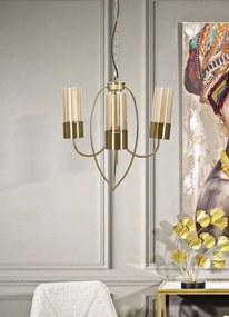 Závěsný lustr Versailles 60 cm zlatý