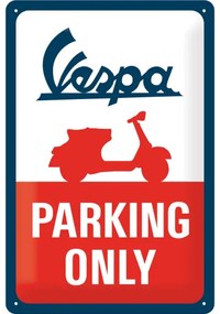 Postershop Plechová cedule: Vespa Parking Only - 30x20 cm