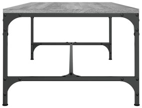 Konferenční stolek šedý sonoma 80x50x35 cm kompozitní dřevo - Default Title