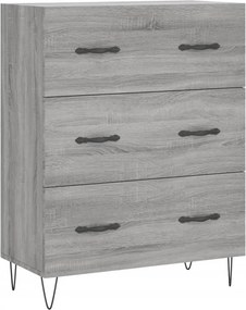Skříň highboard šedá sonoma 69,5 x 34 x 180 cm kompozitní dřevo 3198087