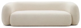 Krémová pohovka z textilie bouclé 246 cm Martina – Kave Home