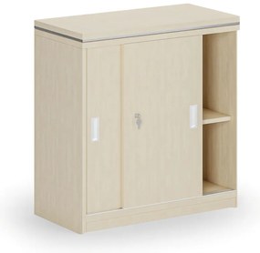 Skříň zasouvací ARRISTO LUX, 800 x 400 x 836 mm, bříza
