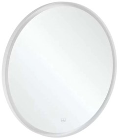 Villeroy & Boch Subway 3.0 - Zrcadlo v rámu s LED osvětlením, průměr 91 cm, dotykový senzor A4649100