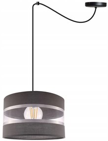 Závěsné svítidlo Elegance Spider, 1x textilní stínítko (výběr ze 3 barev), (výběr ze 2 barev konstrukce), (fi 35cm)