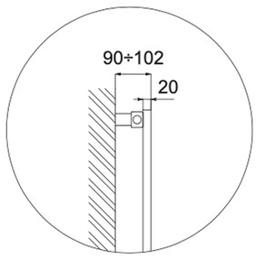 Cordivari Stradivari - Radiátor 1150x420 mm, vertical, leštěná nerez 3620760450005