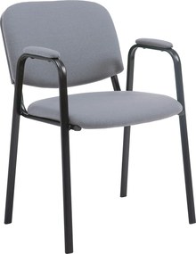 Konferenční židle Ken PRO látka – šedá