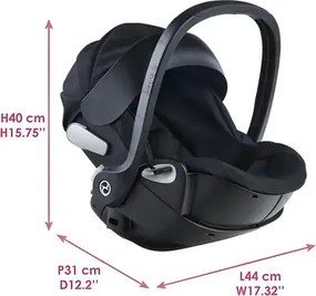 SIMBA Nosič pro panenku Mon Grand Poupon Cybex černá / 36-42 cm / od 3
