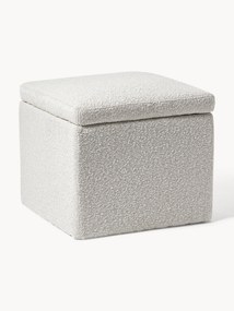 Bouclé taburet's úložným prostorem Winou
