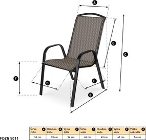 Fieldmann FDZN 5111 Zahradní židle