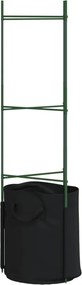 Podpěrné klece pro rajčata s pytlem 4 ks 116 cm ocel a PP 3281484