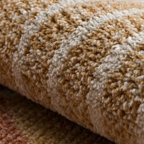 Dywany Łuszczów, Kusový koberec Fusion 0810 beige/terra, 140x190, vícebarevná, kancelář
