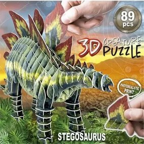 EDUCA 3D puzzle Stegosaurus / 89 dílků / od 6 let