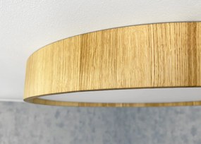 Světlo z dubu 60W, výroba v ČR, stropní svítidlo TURNN 60W, vyrobené ručně z dubového dřeva Neutrální bílá 4000 K