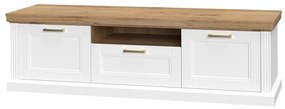 Tv Stolek Tara TV2K1F white/pacific walnut