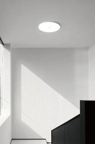 LED Stropní sv se senzor soumraku a pohybu MORETTI 24W/230V pr. 30 cm IP40 6500K